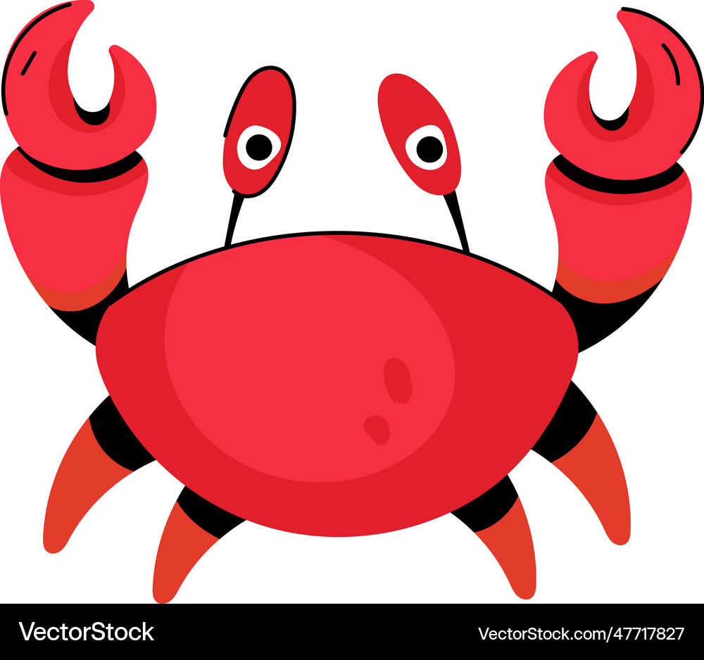 Crab Royalty Free Vector Image - VectorStock