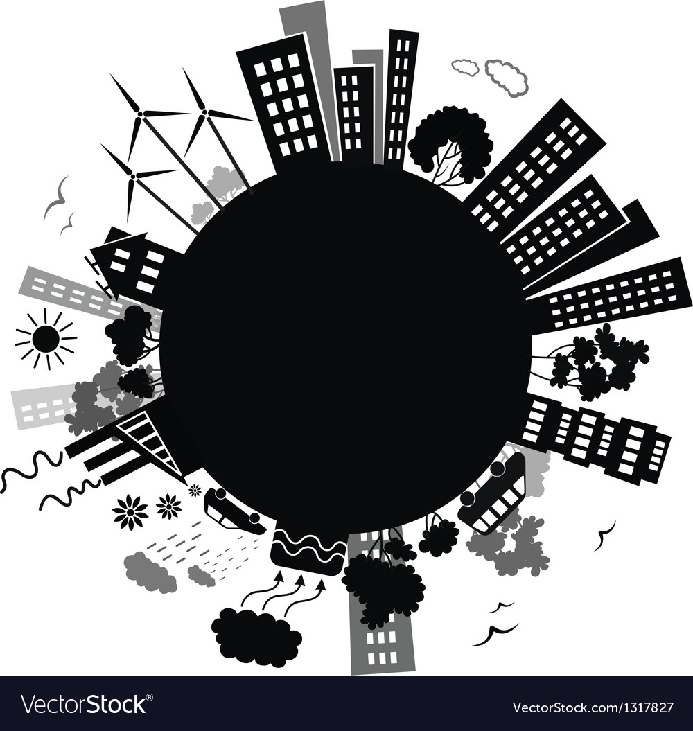 Environment background Royalty Free Vector Image