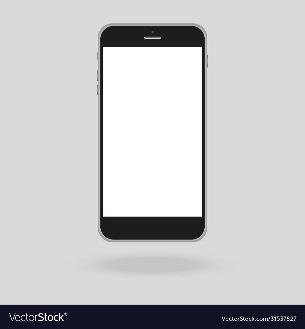 Realistic mobile phone collection in new Vector Image