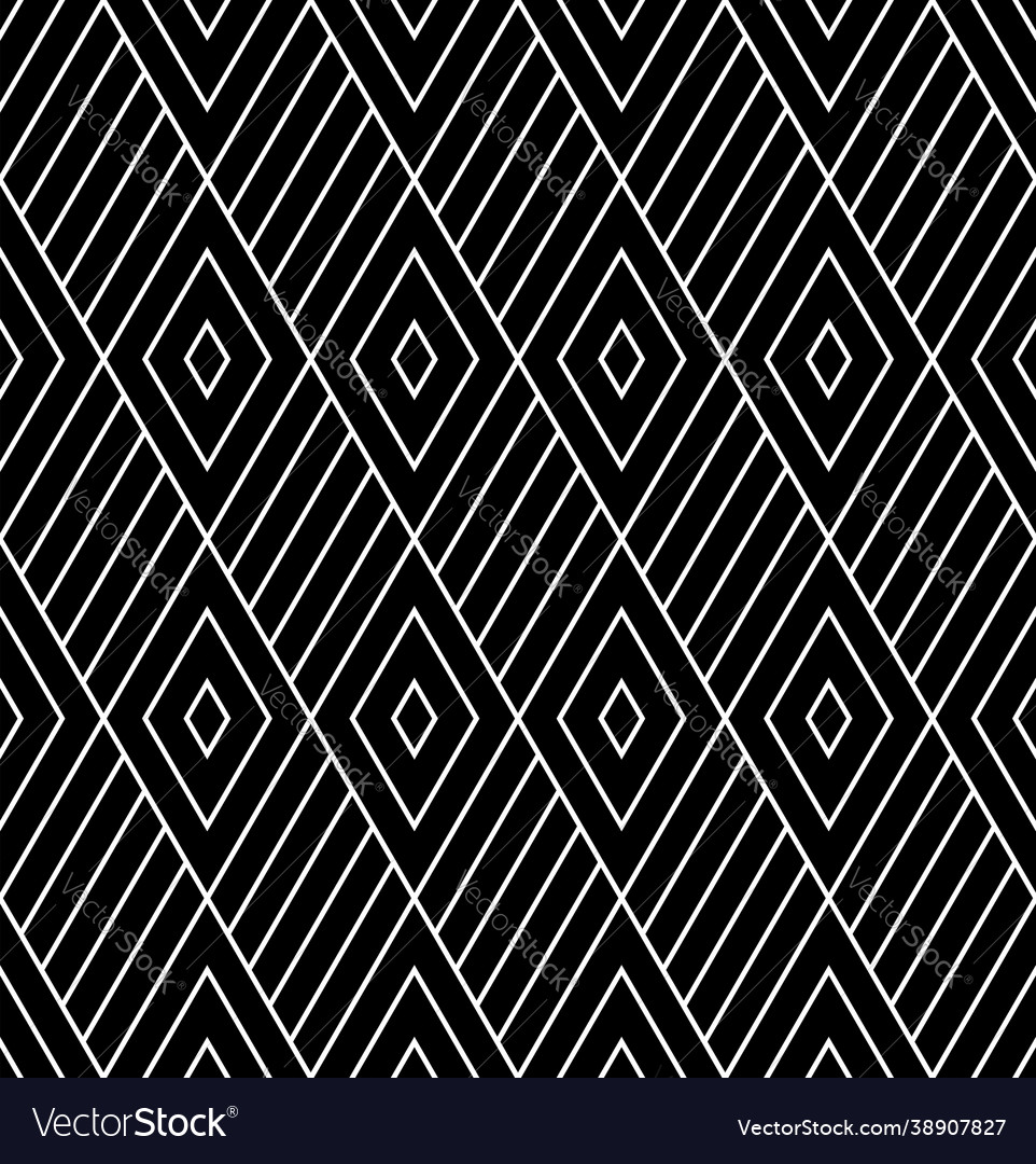 Seamless diamonds pattern Royalty Free Vector Image