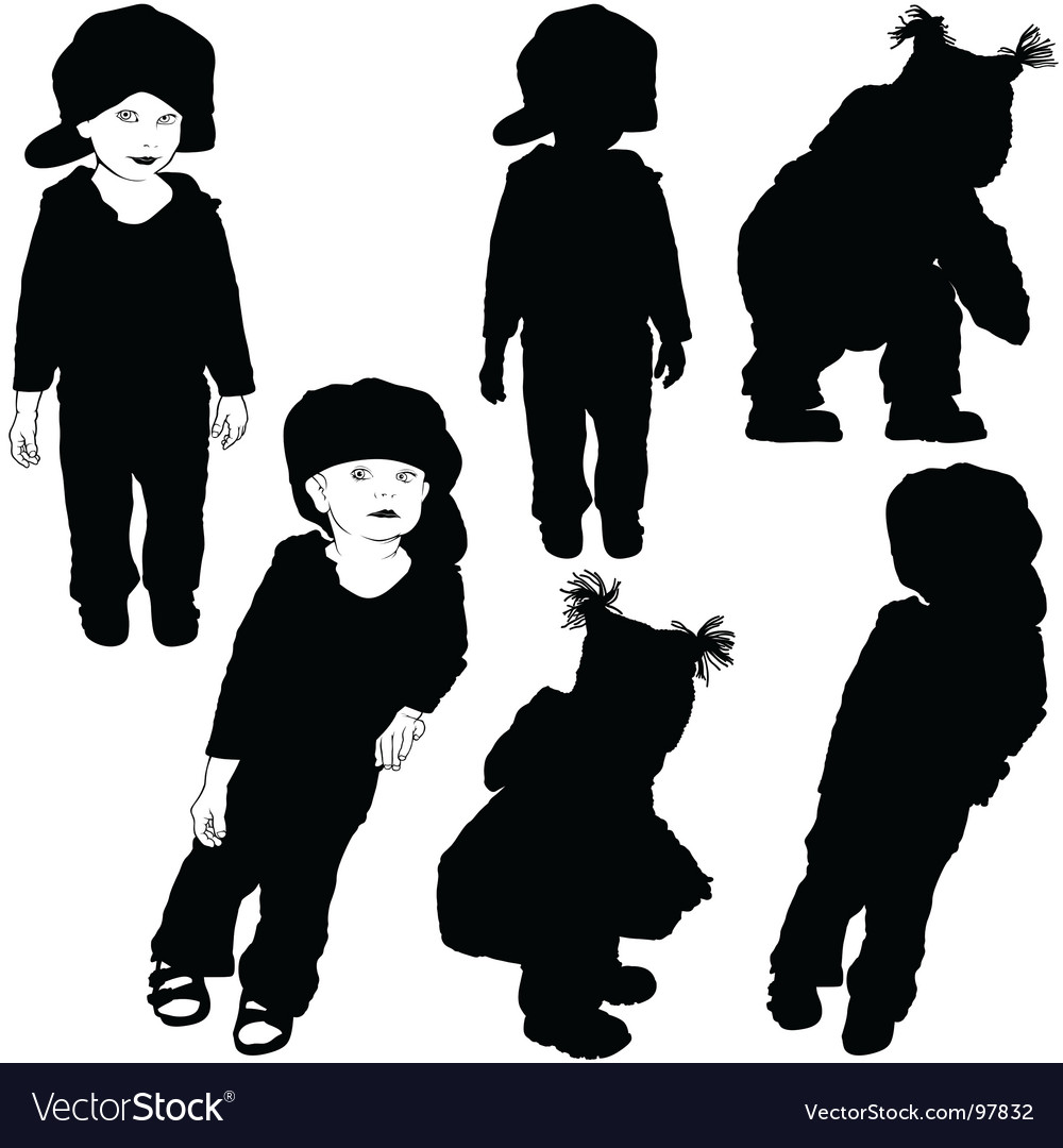 Children Royalty Free Vector Image - VectorStock
