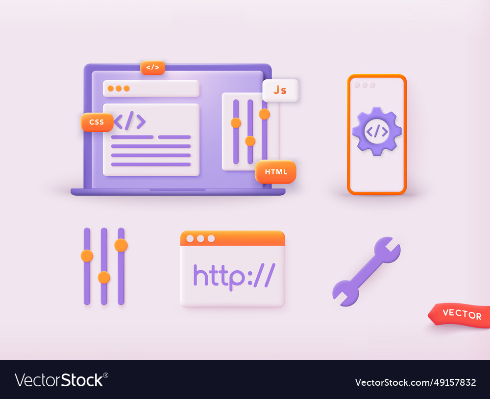 Mobile application development process smartphone Vector Image Mobile application development process smartphone Vector Image