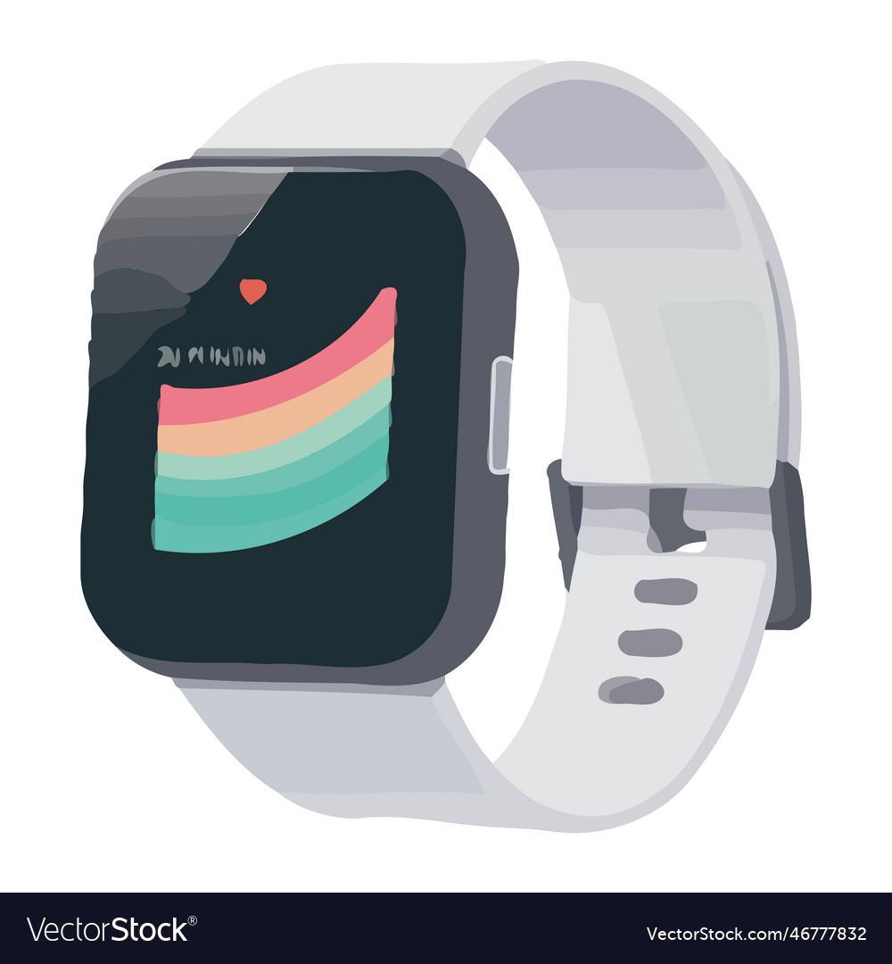 Smartwatch device tech Royalty Free Vector Image
