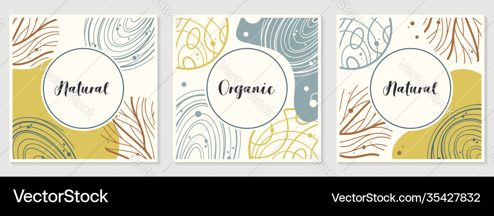Trendy modern abstract background in minimal style
