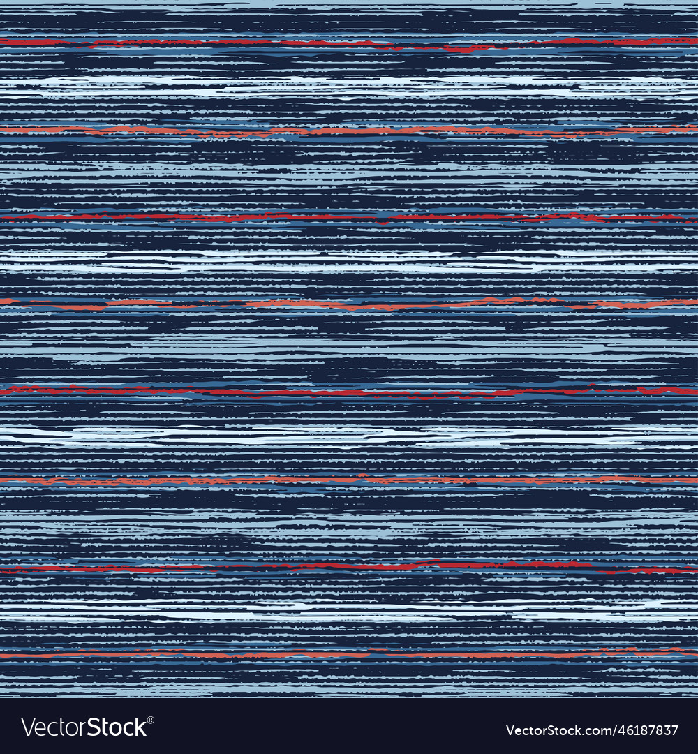 Multicolor textured striped pattern Royalty Free Vector