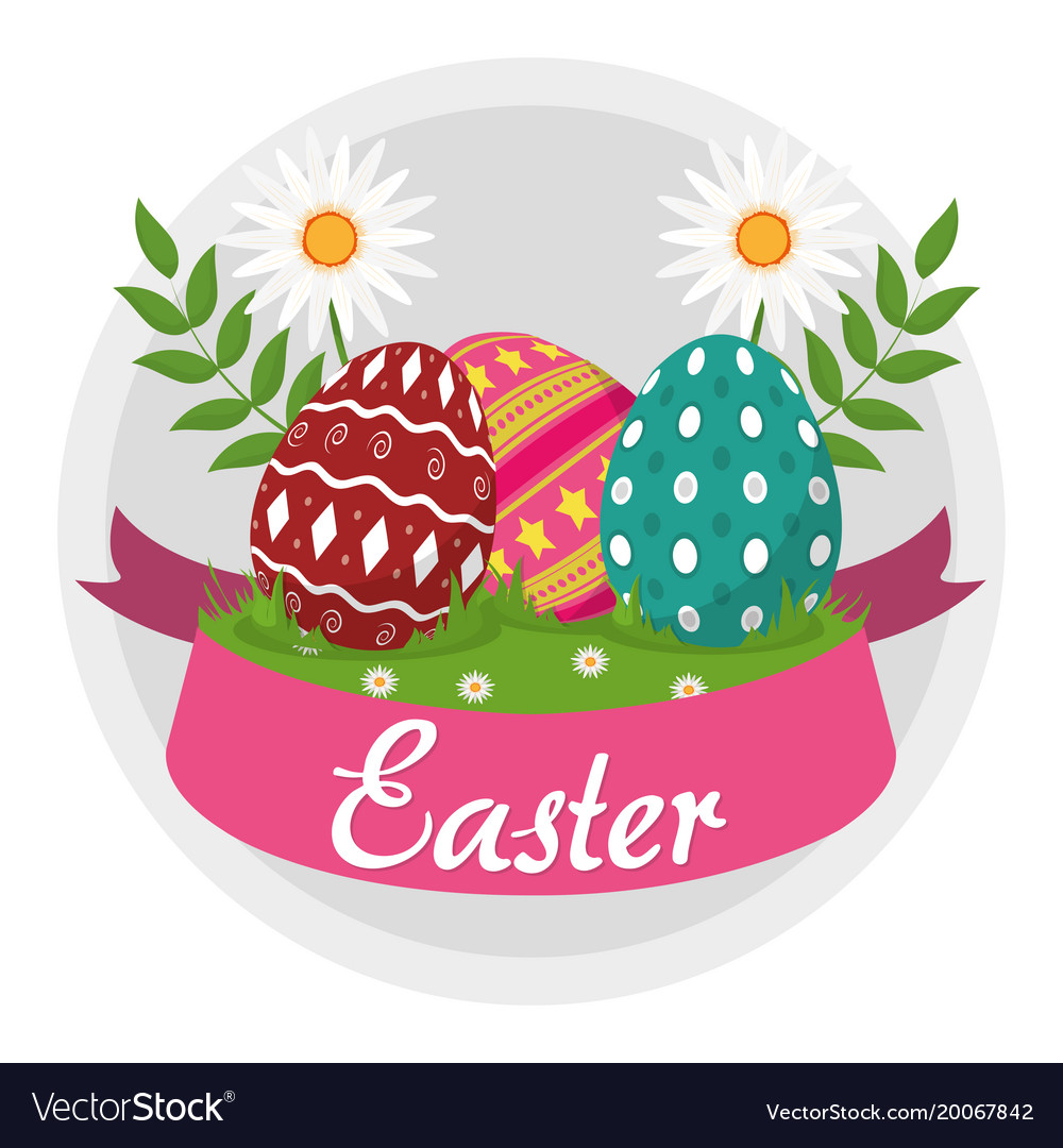 Happy easter design Royalty Free Vector Image - VectorStock