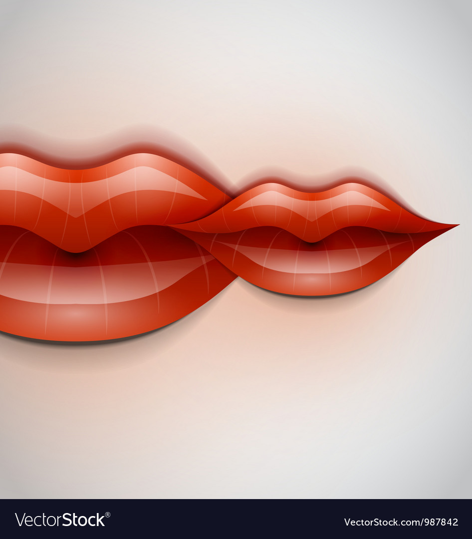 Lips background Royalty Free Vector Image - VectorStock