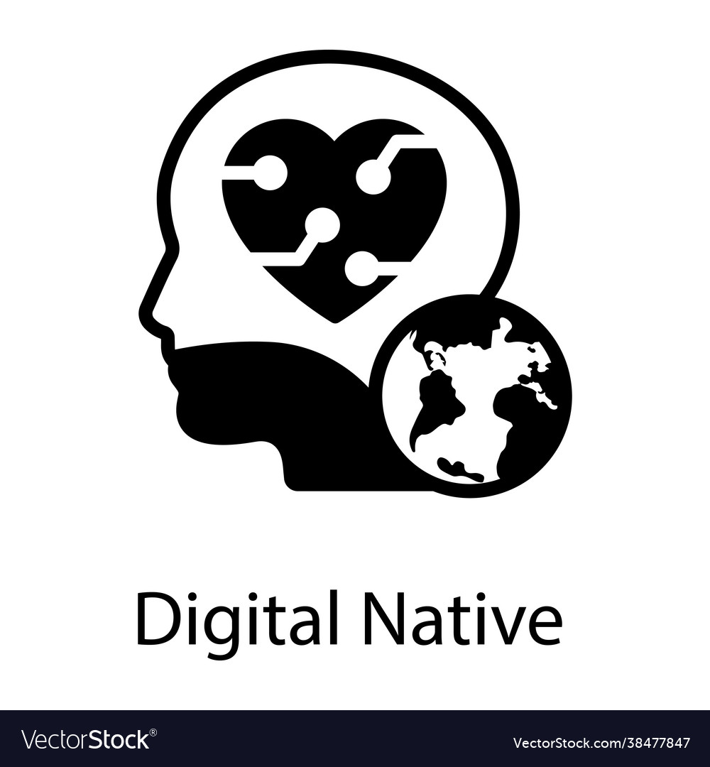 Digital native Royalty Free Vector Image - VectorStock
