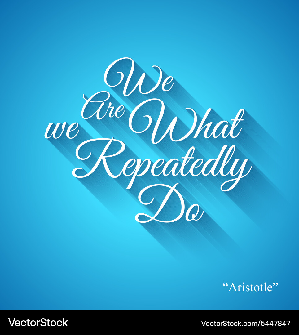 Inspirational typo text with retro style Vector Image