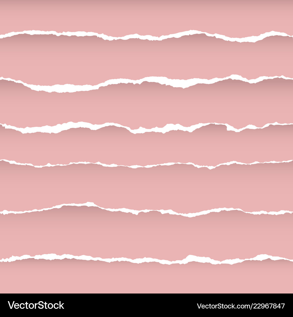 Ripped Paper Stripes - Pink & White Royalty Free Vector