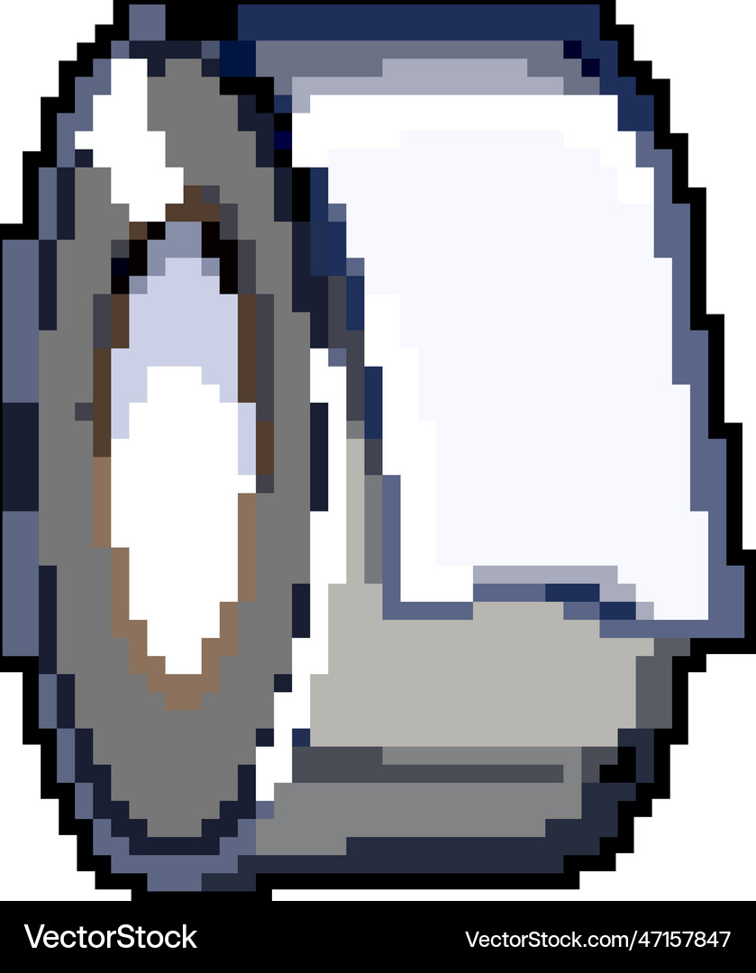 Strip duct tape game pixel art Royalty Free Vector Image