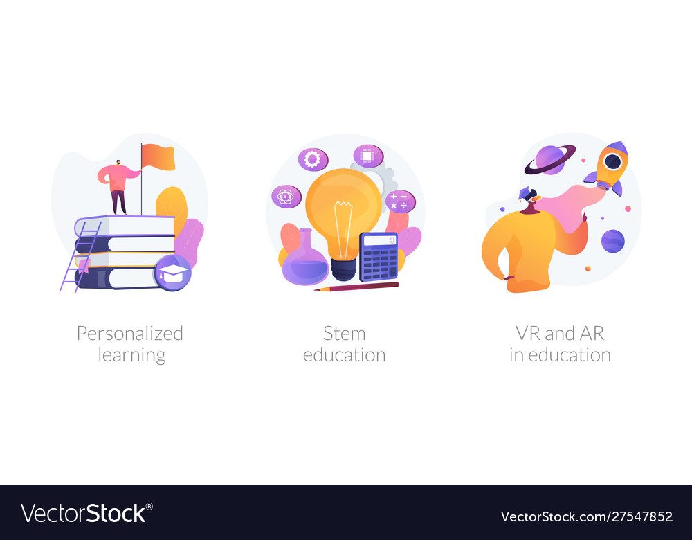 Flexible learning process concept metaphors Vector Image Flexible learning process concept metaphors Vector Image