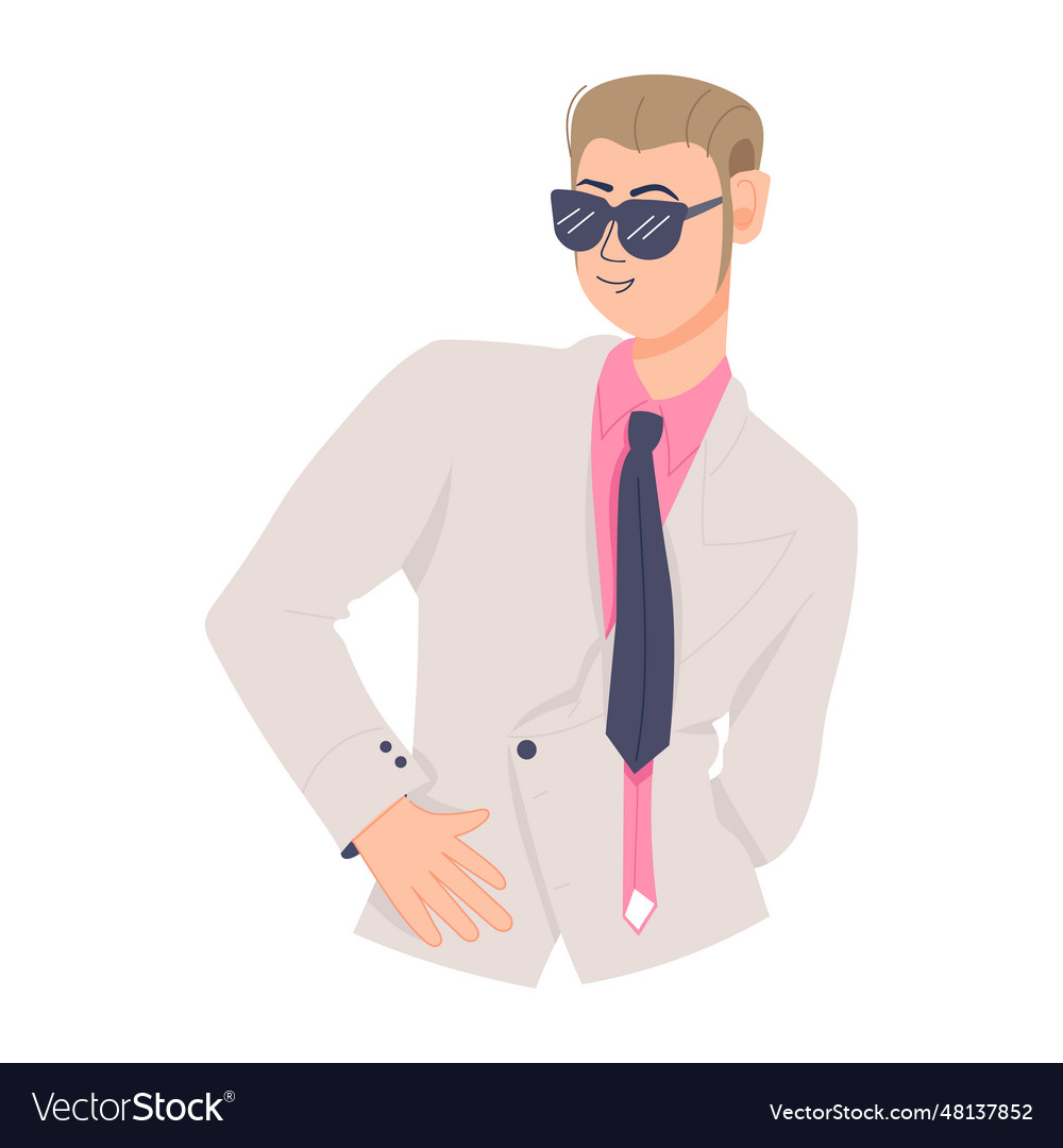 Model boy Royalty Free Vector Image - VectorStock