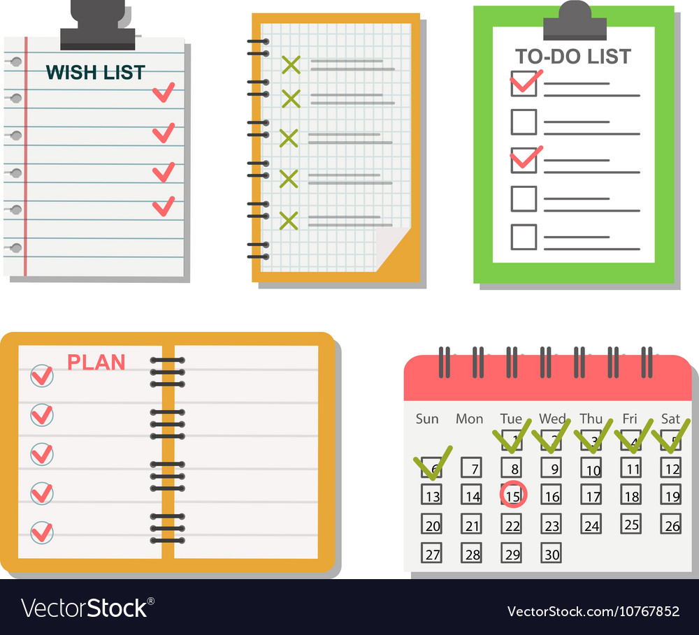 Sticker notes Royalty Free Vector Image - VectorStock