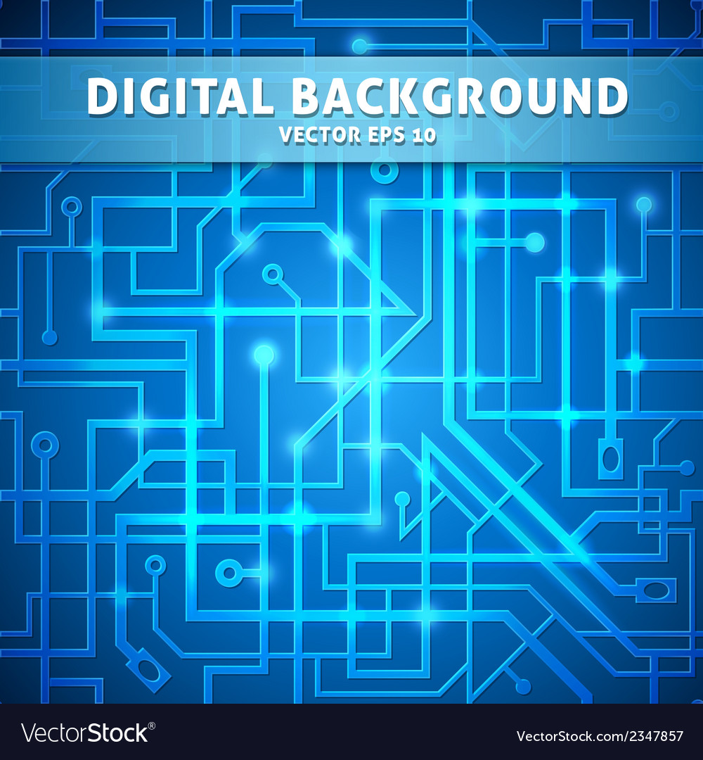 Digital background Royalty Free Vector Image - VectorStock
