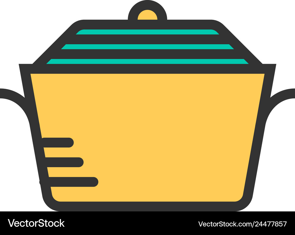 Stew icon design gastronomy icon design Royalty Free Vector