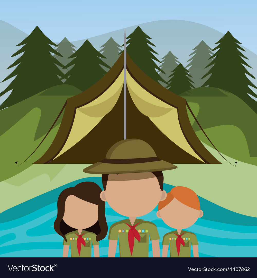 Camping Design Royalty Free Vector Image VectorStock camping-design-royalty-free-vector-image-vectorstock