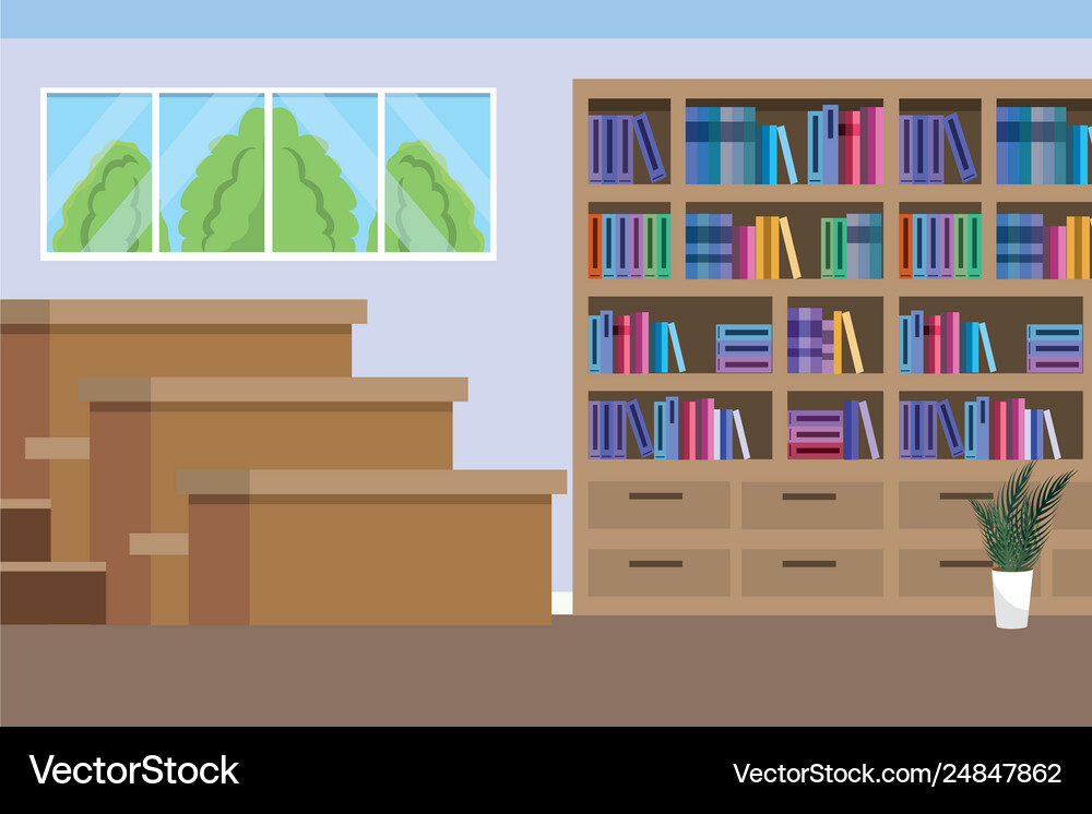 Furniture room cartoon Royalty Free Vector Image