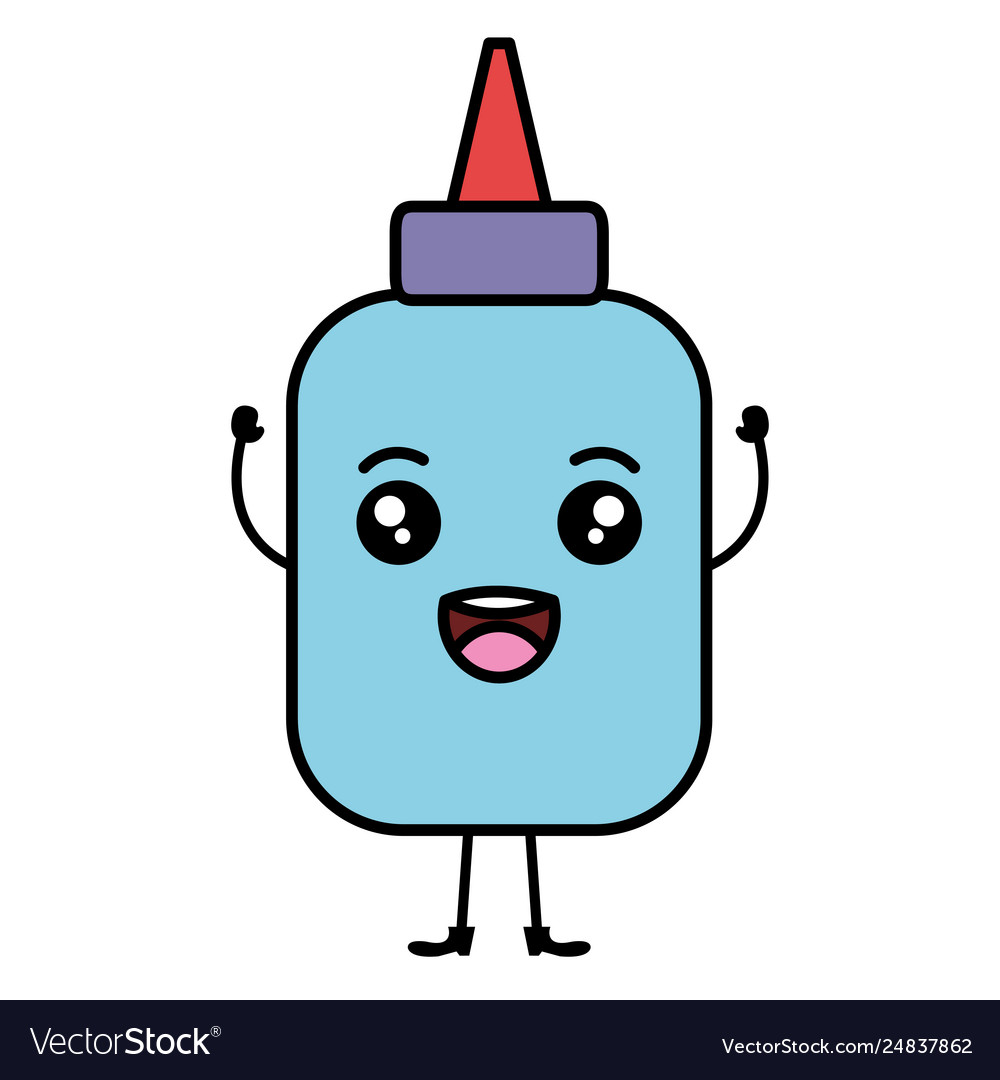 Glue bottle isolated icon Royalty Free Vector Image Glue bottle isolated icon Royalty Free Vector Image