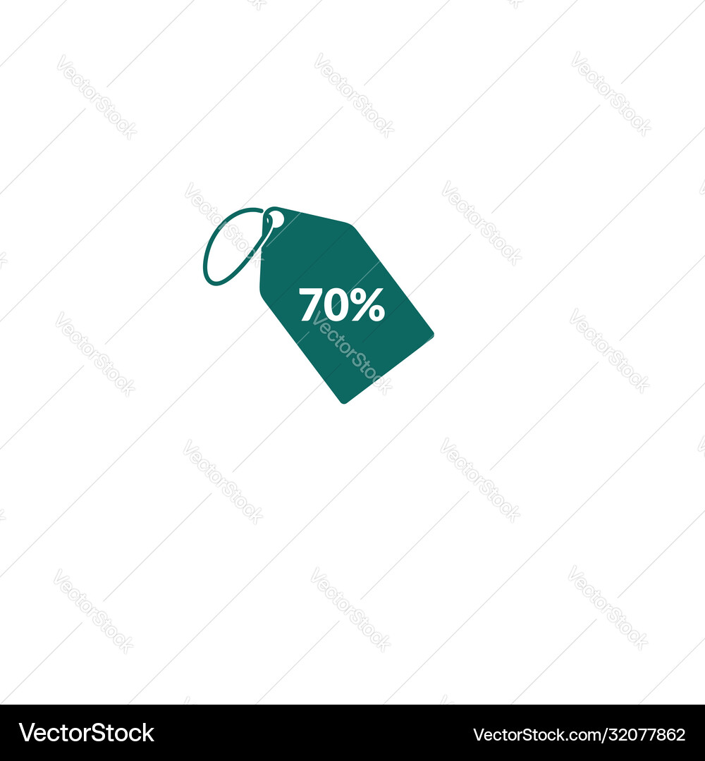 Price tag shopping chart icon logo icon Royalty Free Vector