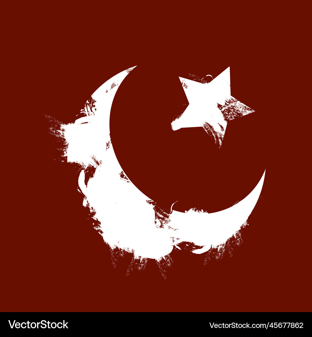 Turkey flag greeting card day Royalty Free Vector Image