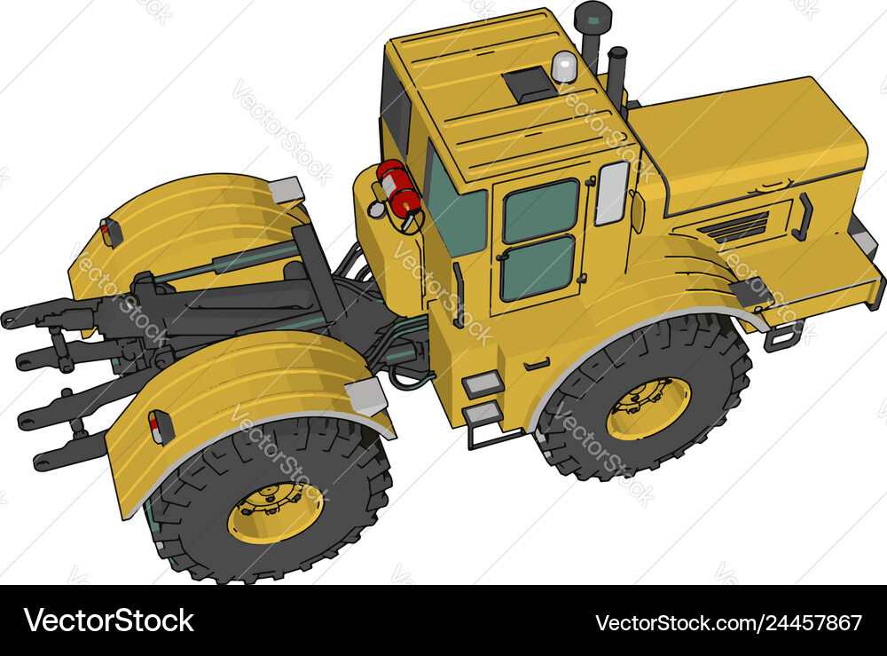 A farm vehicle or color Royalty Free Vector Image