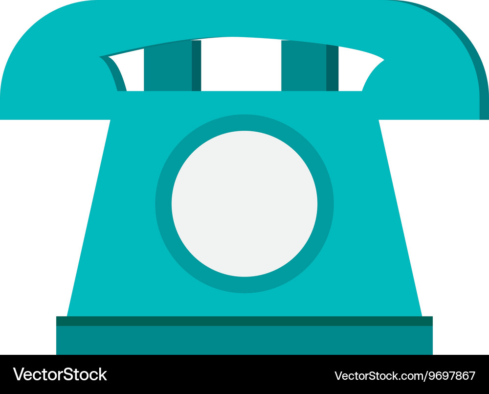 Classic rotary telephone icon Royalty Free Vector Image