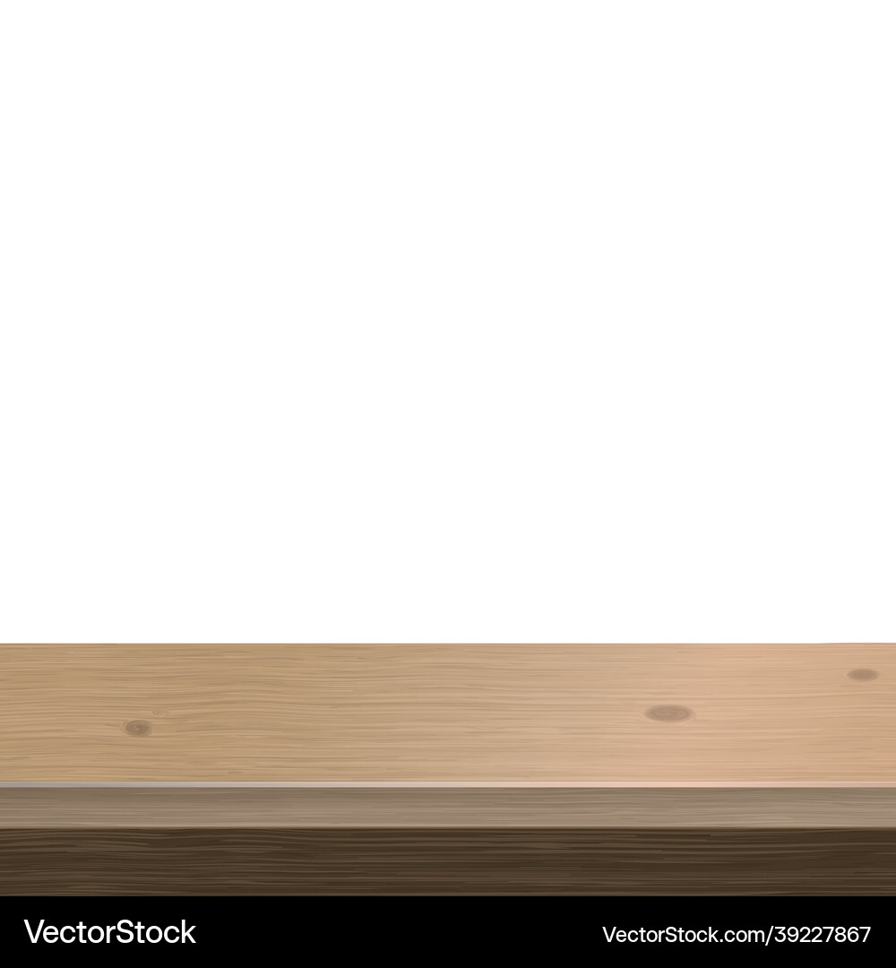 Large table top wooden texture from boards white Vector Image