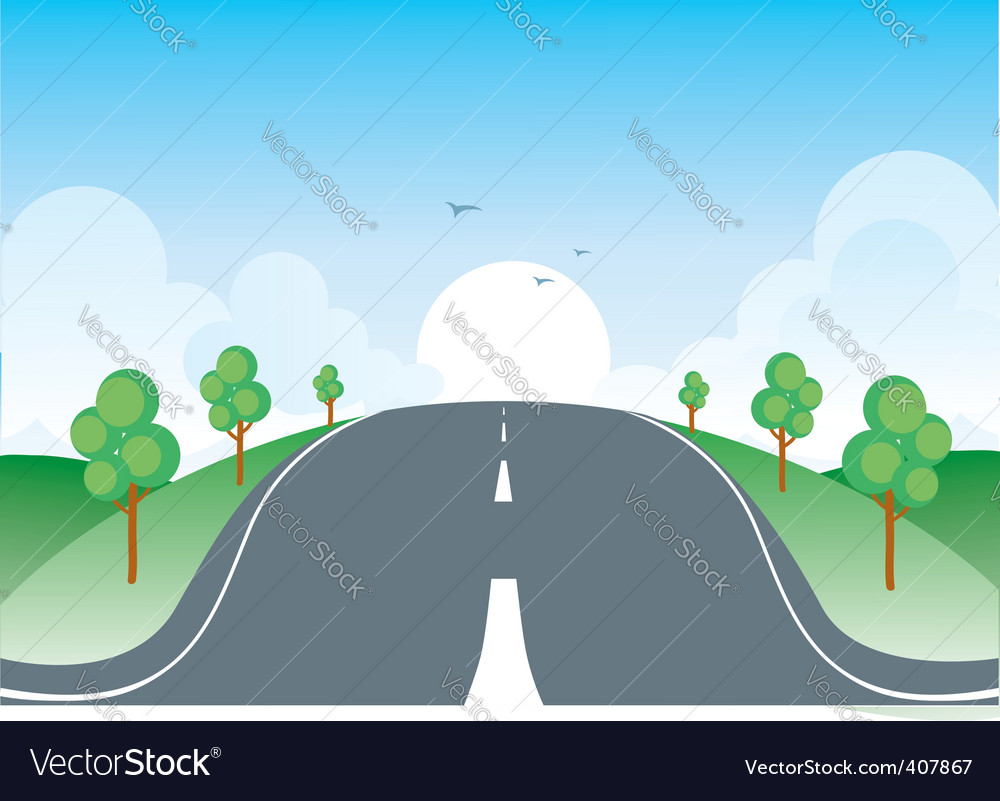 Road Royalty Free Vector Image - VectorStock
