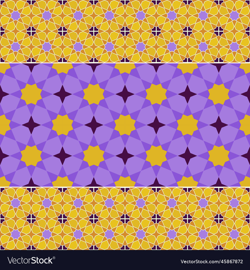 Moroccan seamless pattern morocco patchwork Vector Image