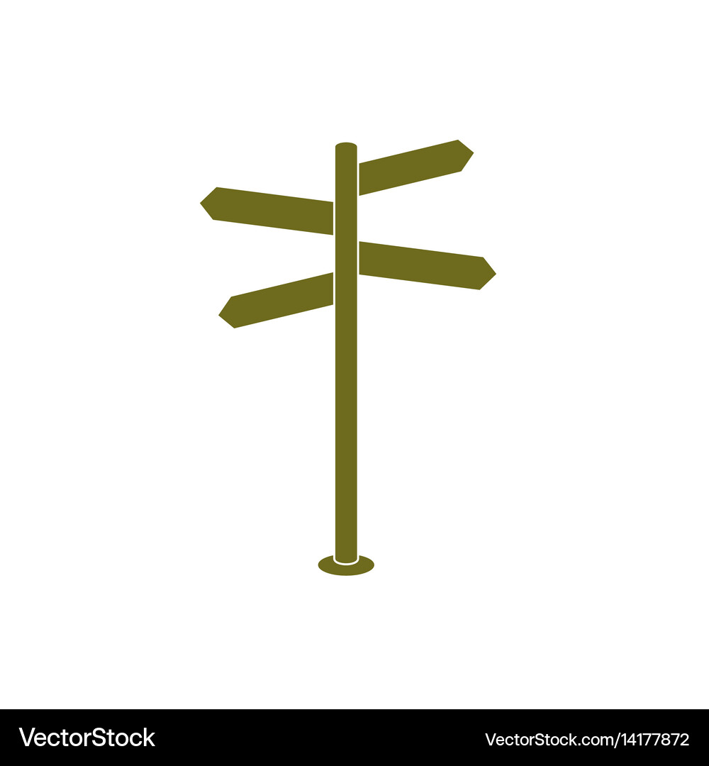 Road sign icon Royalty Free Vector Image - VectorStock