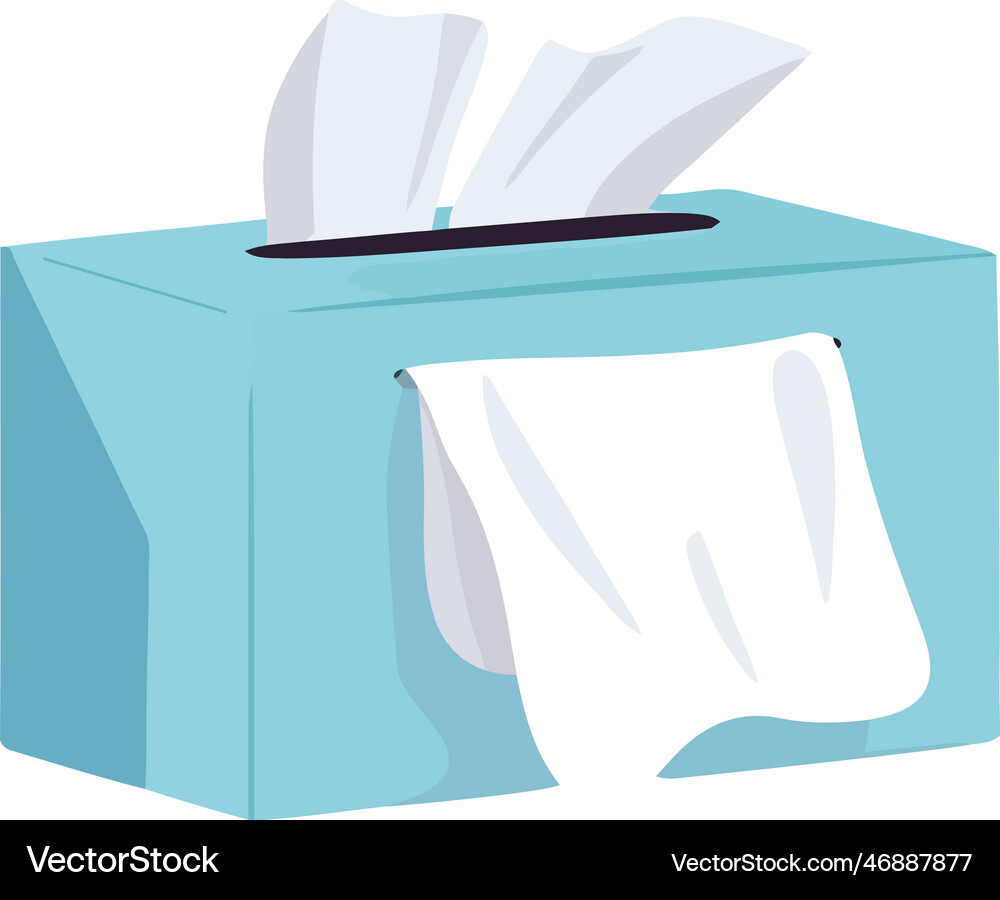 Box of napkins Royalty Free Vector Image - VectorStock