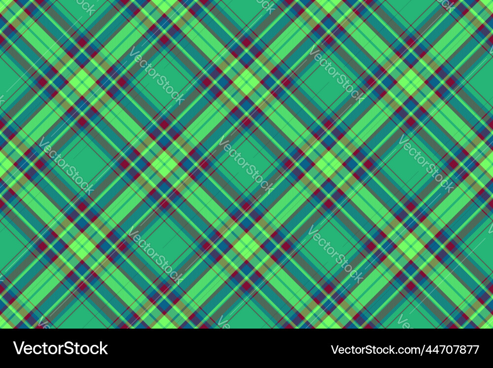 Check seamless texture background fabric pattern Vector Image