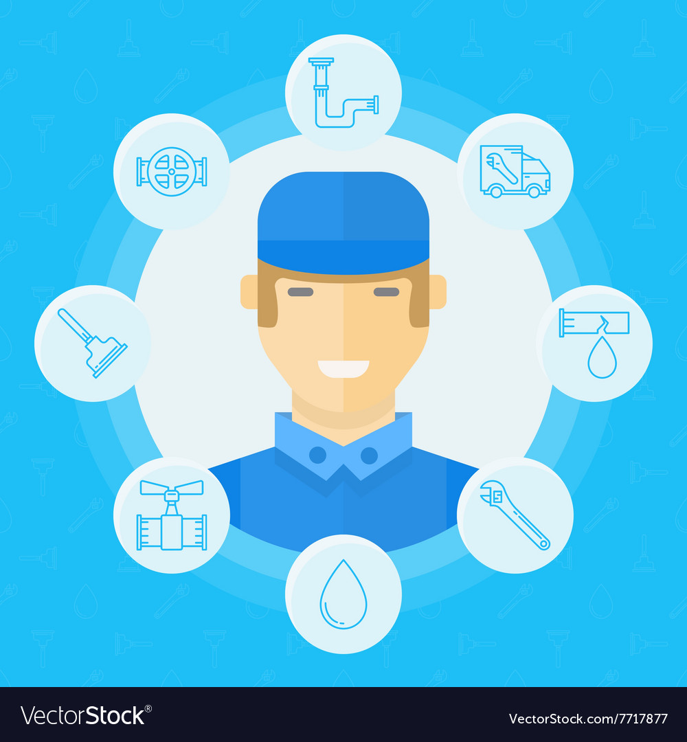 Plumber Royalty Free Vector Image - VectorStock