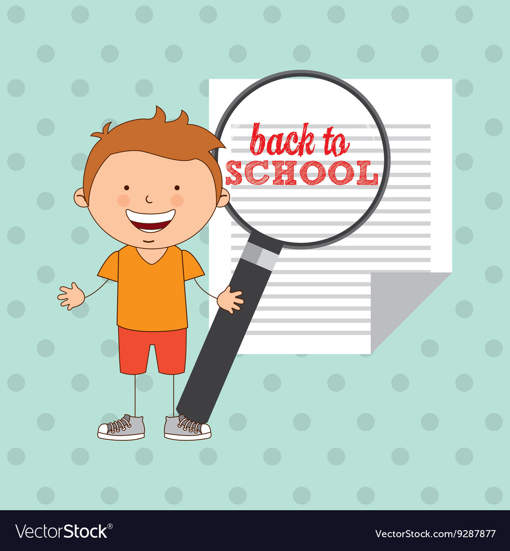 Small students design Royalty Free Vector Image