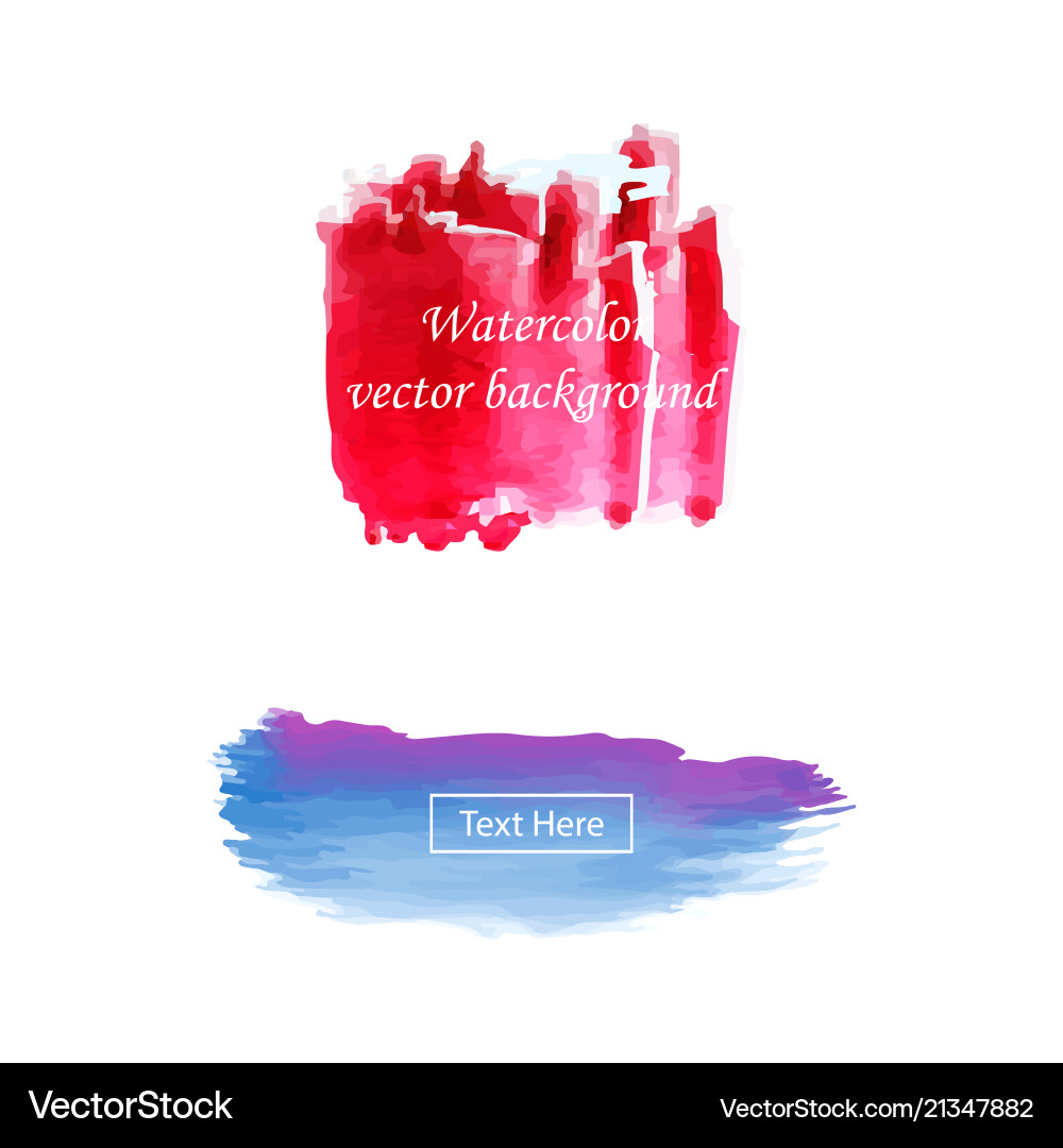 Abstract watercolor background Royalty Free Vector Image