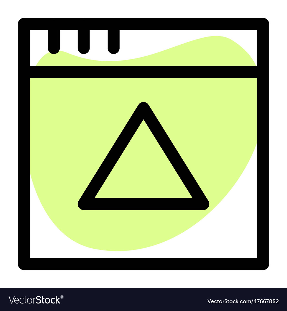 Warning browser alert for cyber attack Royalty Free Vector