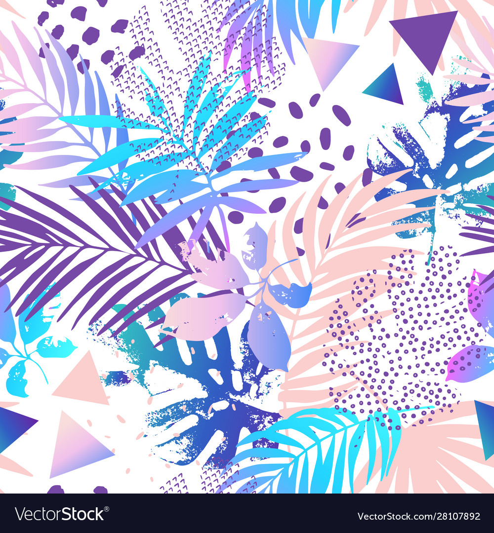 Creative gradient seamless pattern Royalty Free Vector Image