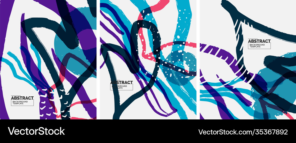 Social media abstract backgrounds abstract hand Vector Image