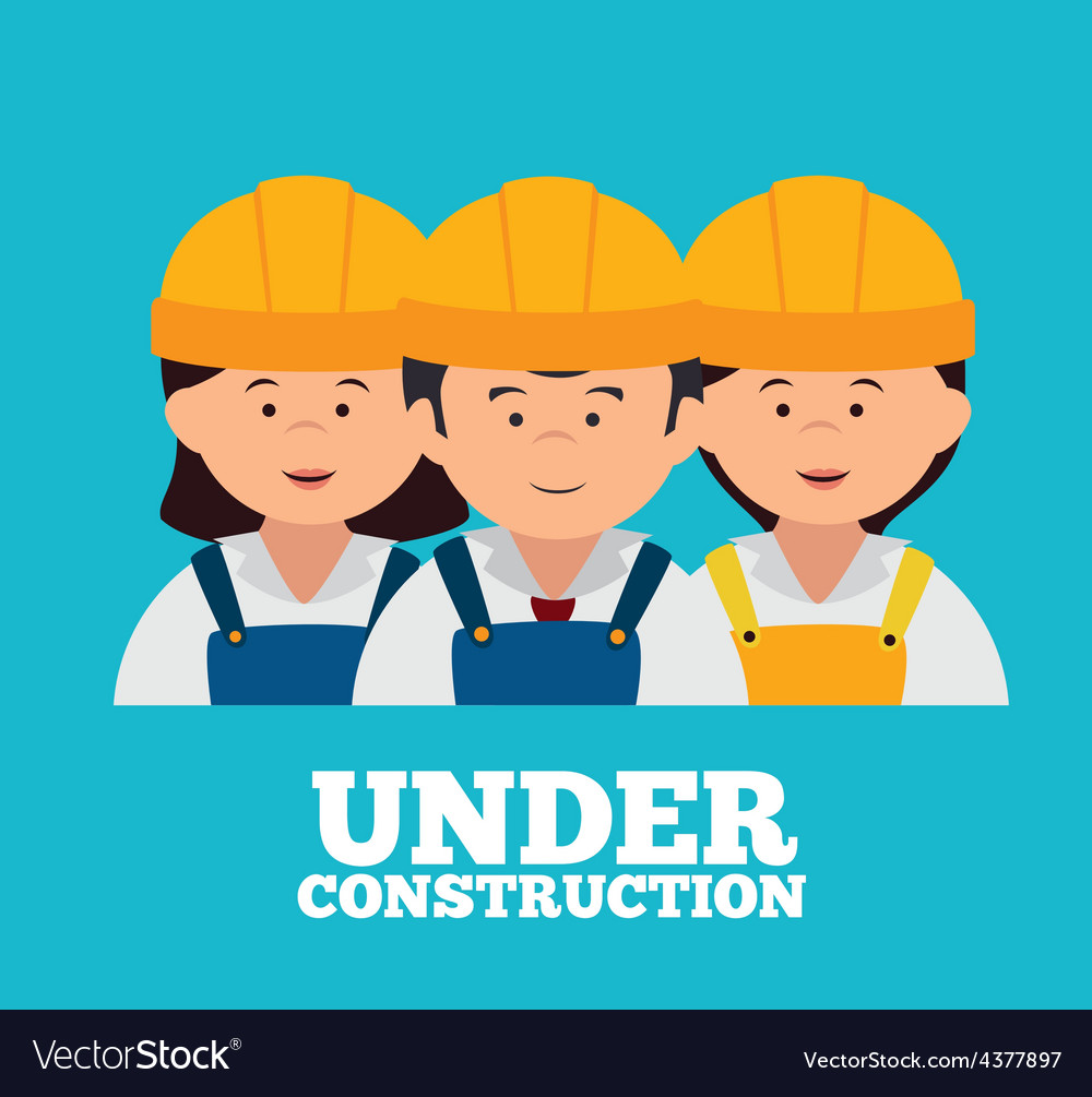 Construction design Royalty Free Vector Image - VectorStock