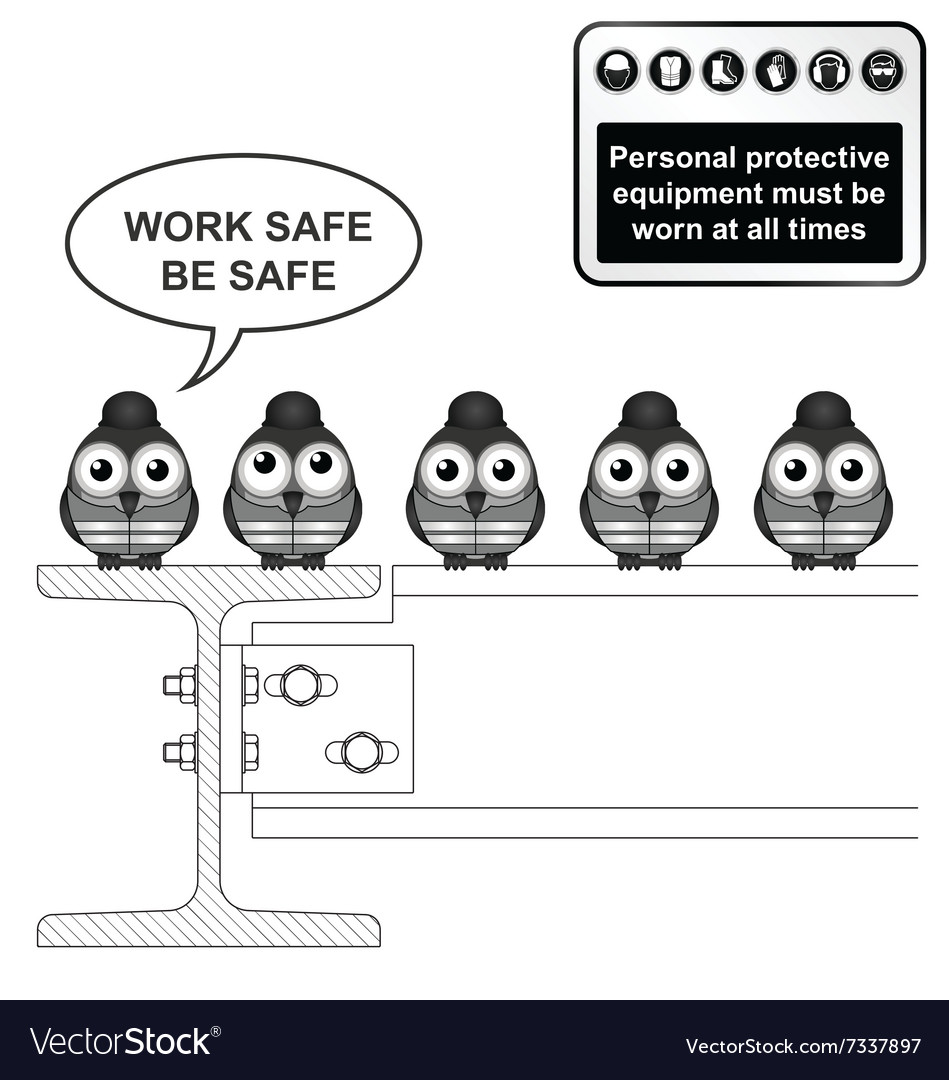 Construction work safe Royalty Free Vector Image