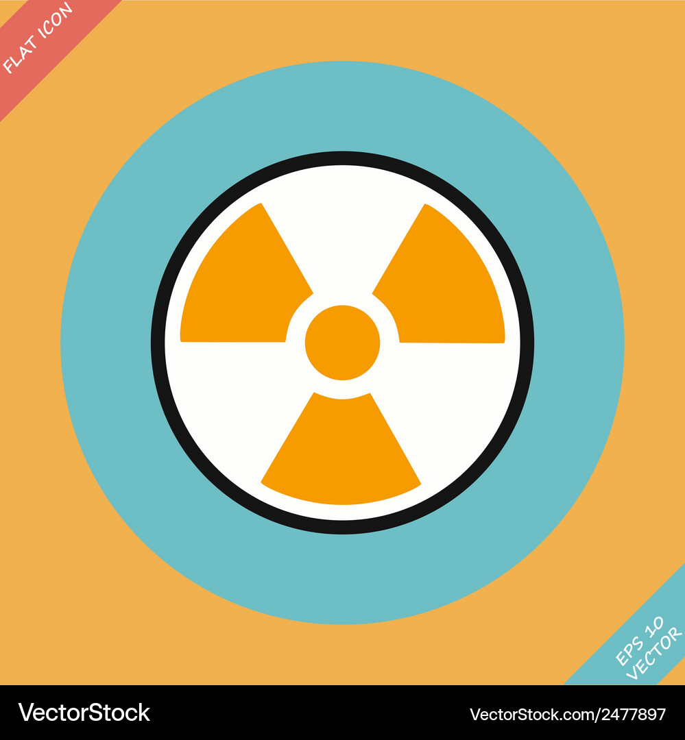 Radiation sign Royalty Free Vector Image - VectorStock