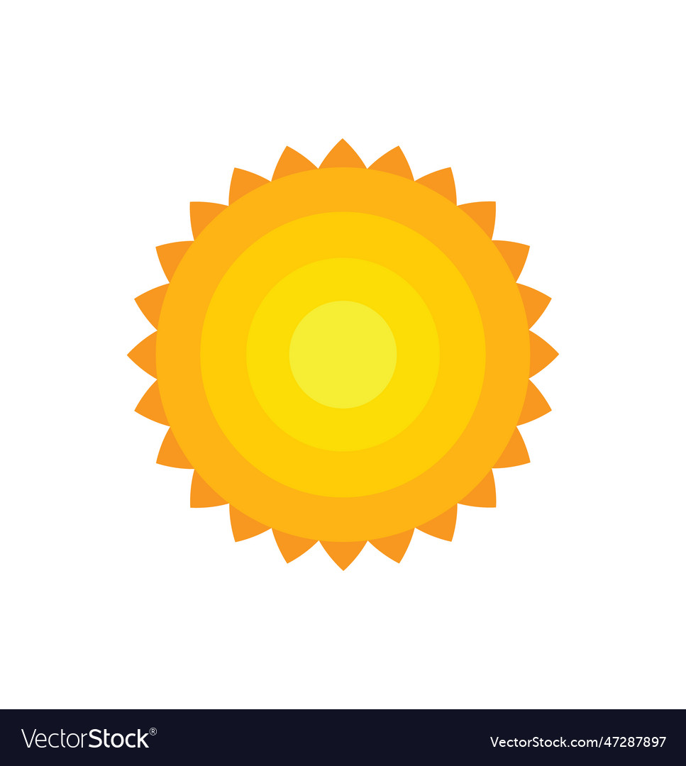 Sun abstract Royalty Free Vector Image - VectorStock