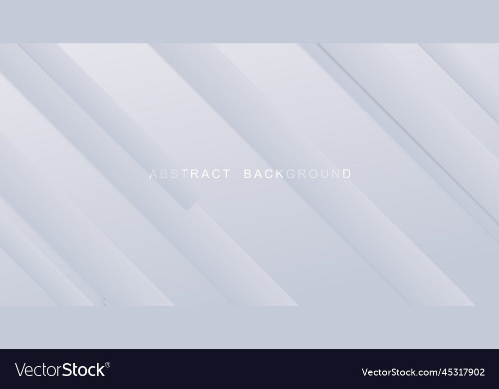 Abstract white diagonal rectangle background Vector Image