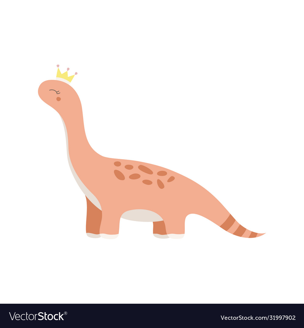 Brontosaur Royalty Free Vector Image - VectorStock