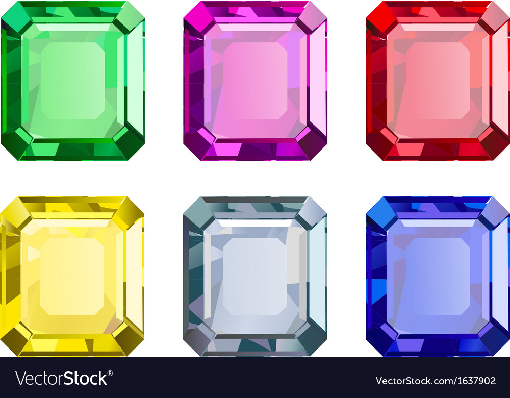 Gems Royalty Free Vector Image - VectorStock