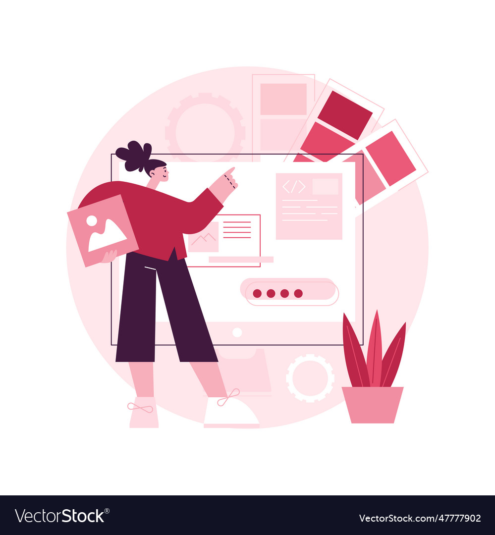 Low Code Development Abstract Concept Royalty Free Vector