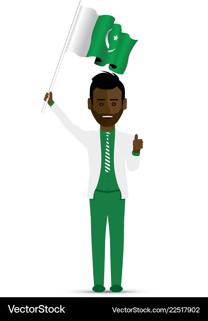 Pakistan Flag Waving Animated