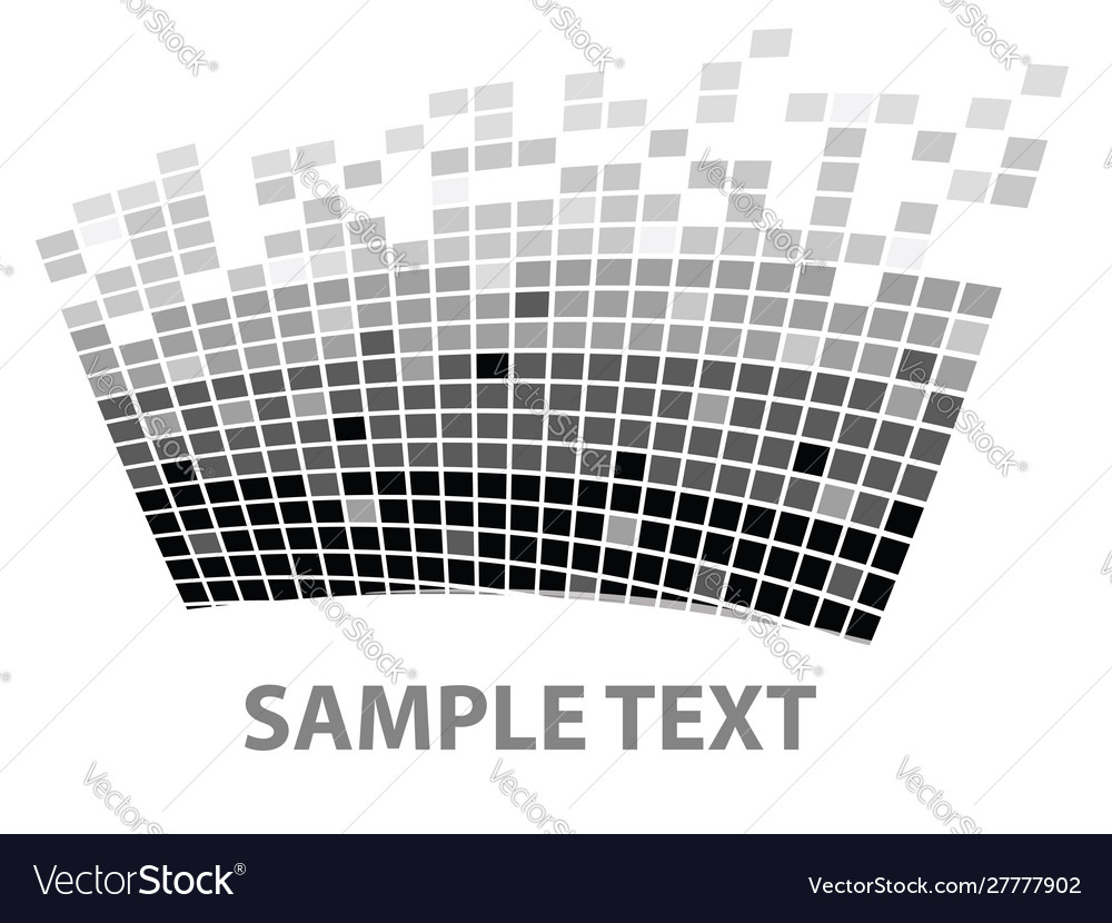 Squares texture mono sample iii Royalty Free Vector Image