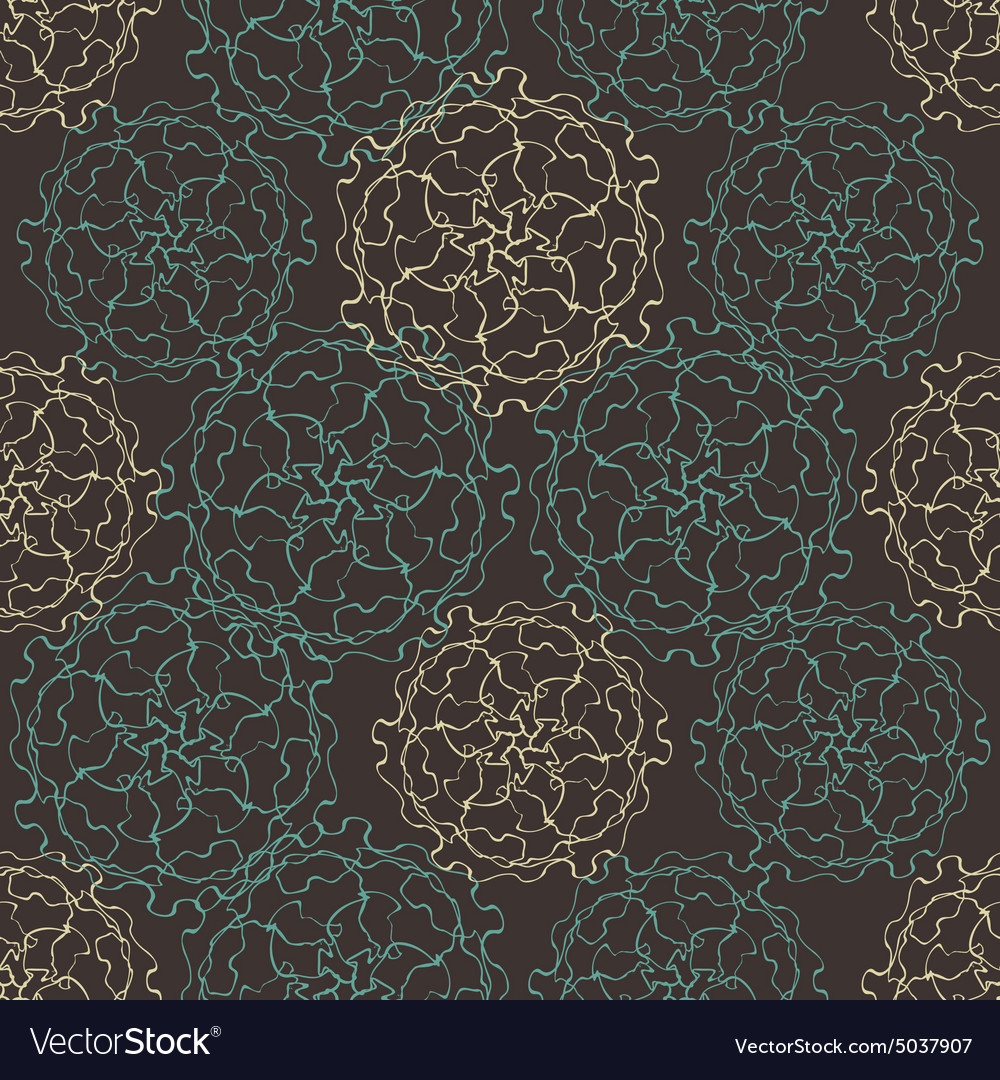 Abstract circle seamless Royalty Free Vector Image